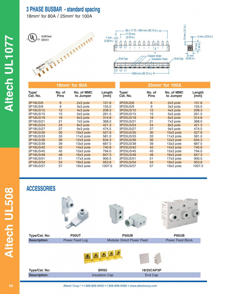 Altech busbar system document page 7