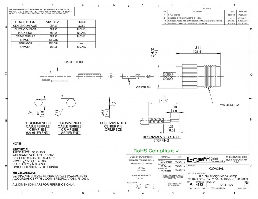 ARTJ-1100 technical document preview