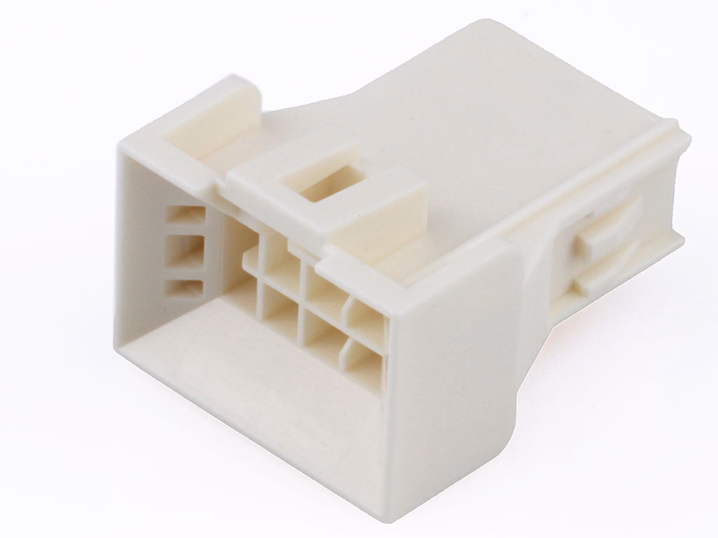 Nano-Fit BMI Plug Housing, TPA Capable, 2.50mm Pitch, Dual Row, 8 Circuits, Natural, Glow-Wire Capable for sale