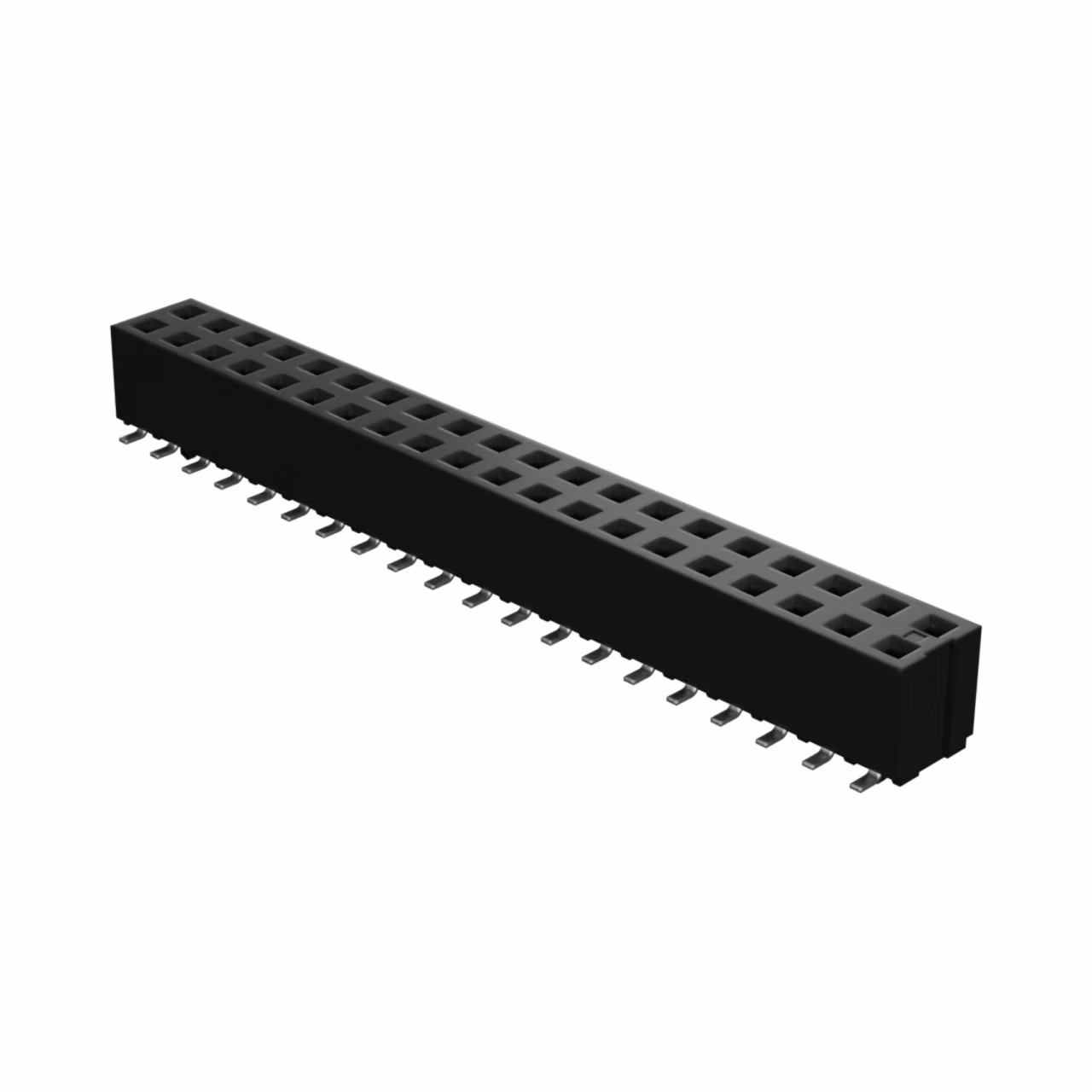 Milli-Grid Receptacle, Surface Mount, Vertical, Top Entry, with Plastic Pegs, without Cap, Tape and Reel, 2.50µm Tin (Sn) Plating, 40 Circuits, Lead-Free for sale