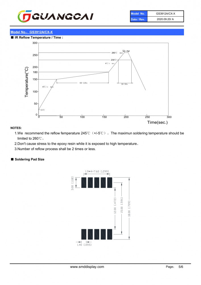 GS3912AR-G datasheet page 5