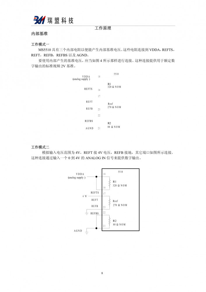 MS5510 datasheet page 8