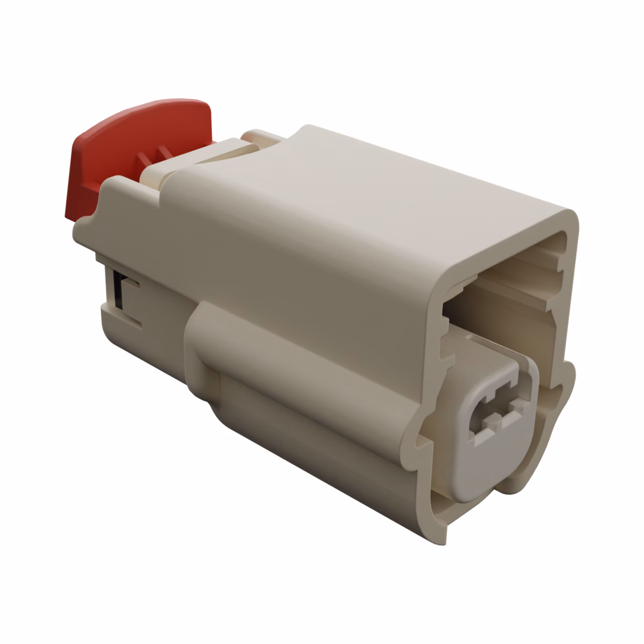 2.54mm MX64 Sealed Single Row Crimp Housing, MX64 Terminal, Natural, 2 Circuits, Key C, with CPA Lock for sale