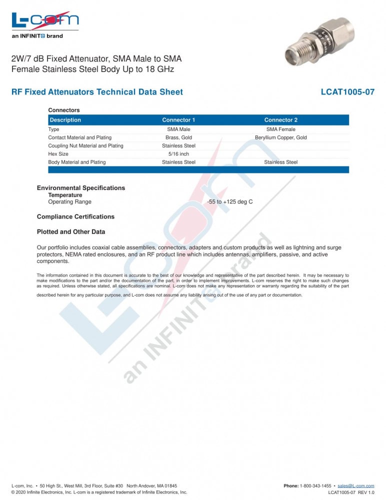LCAT1005-07 datasheet page 2