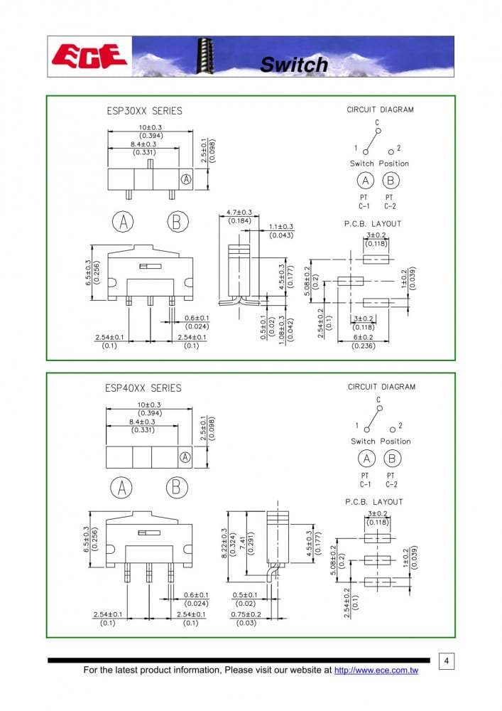 ECE ESP4020 datasheet page 4