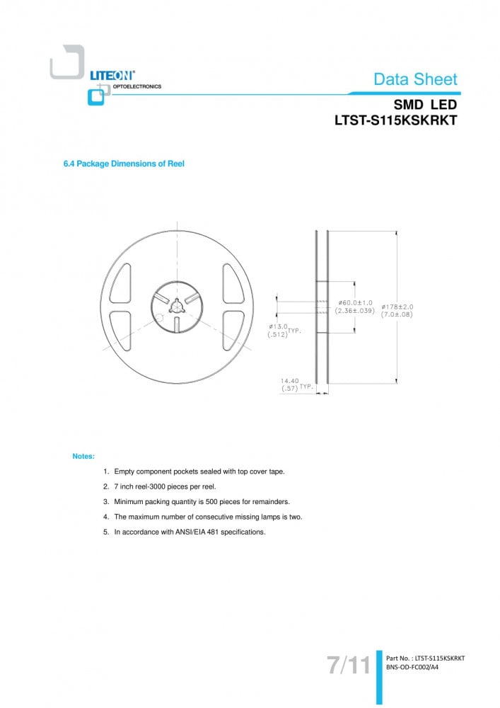 LTST-S115KSKRKT datasheet page 8