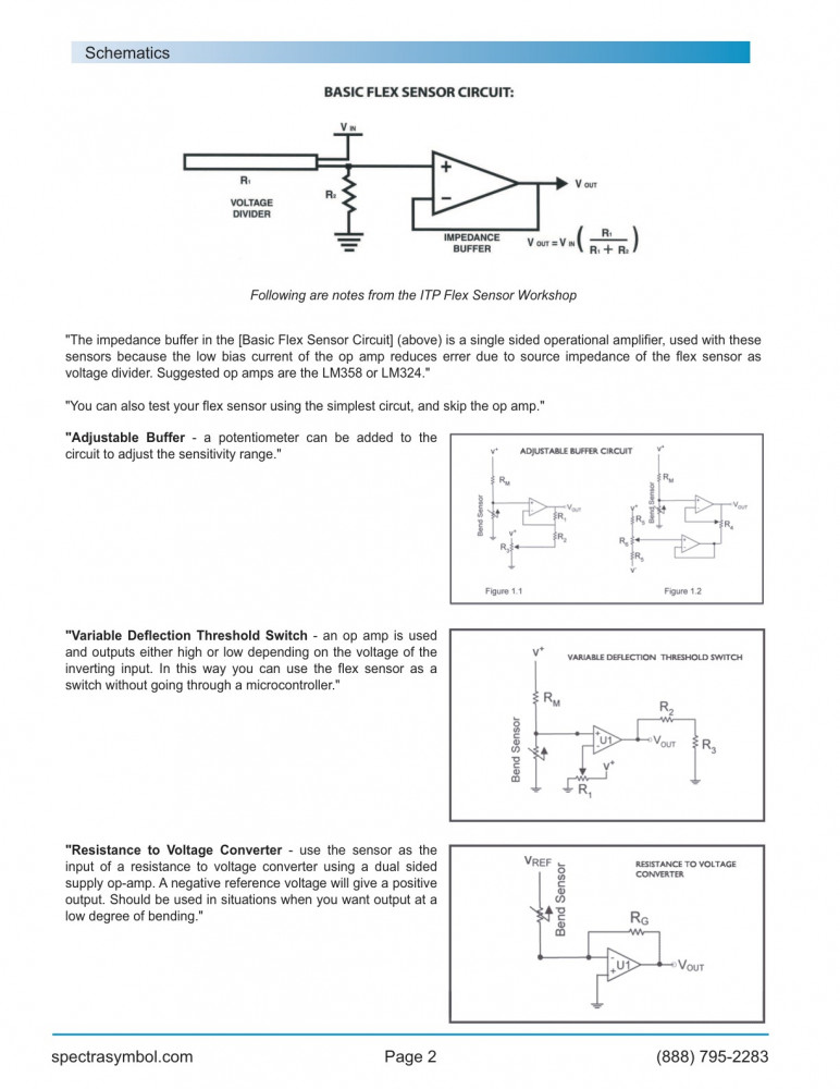 Adafruit 1070 flex sensor technical document page 2