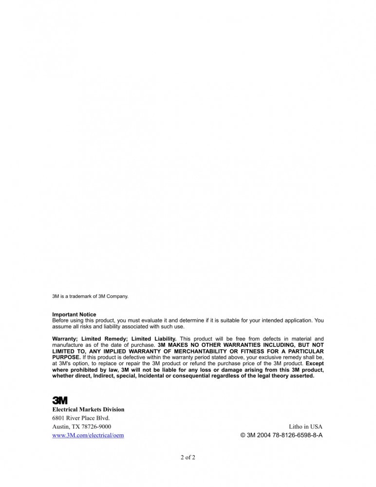 3M 1380 datasheet page 2