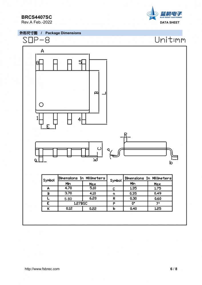 BRCS4407SC datasheet page 6