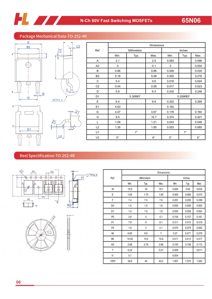 HL 65N06 datasheet page 6
