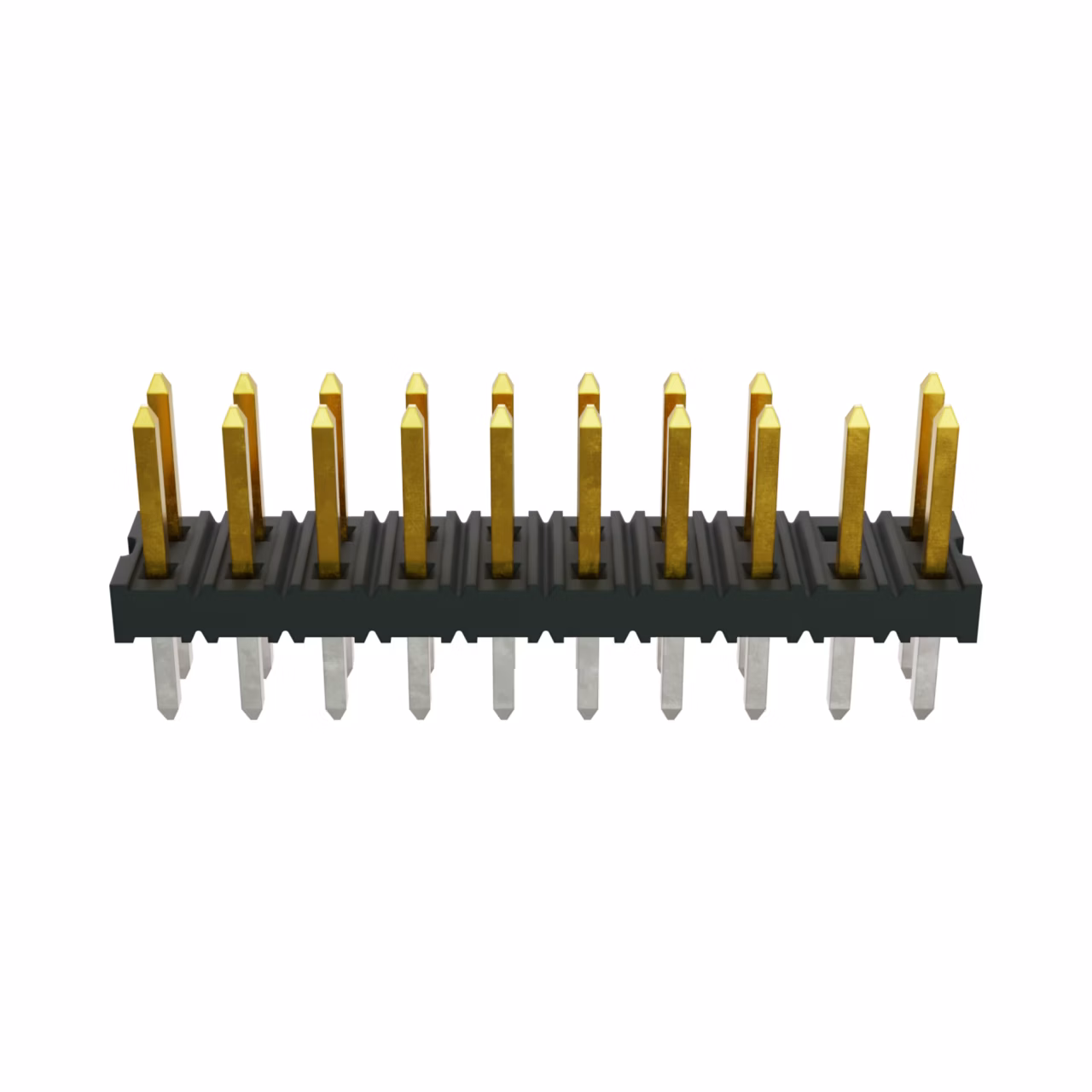 2.00mm Pitch Milli-Grid Header, Vertical, Through Hole, 42 Circuits (void at circuit 17), 0.38µm Gold (Au) Plating, Mating Pin Length 4.00mm, Tail Length 2.60mm, Tray, Lead-Free for sale