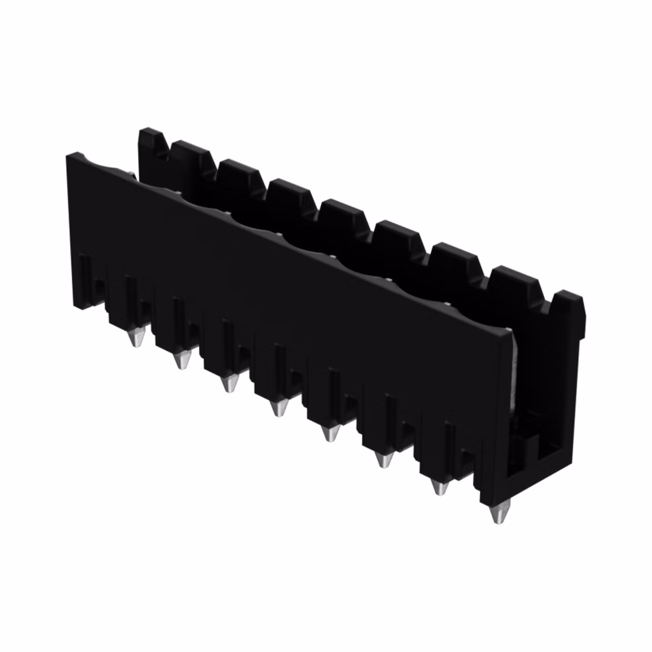 5.08mm Pitch Eurostyle Vertical PCB Header, Open Ends, 8 Circuits for sale
