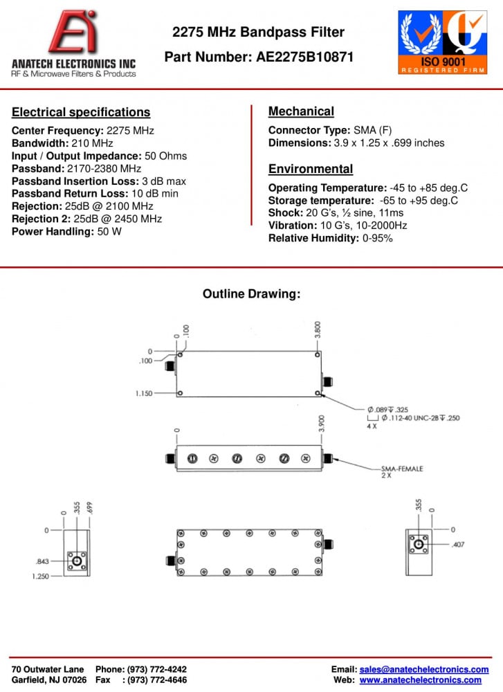 AE2275B10871 technical document page