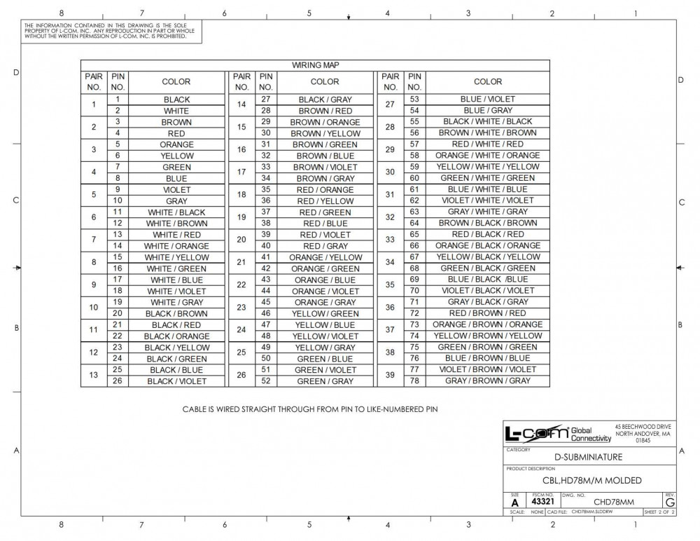 CHD78MM-1 technical document page 2