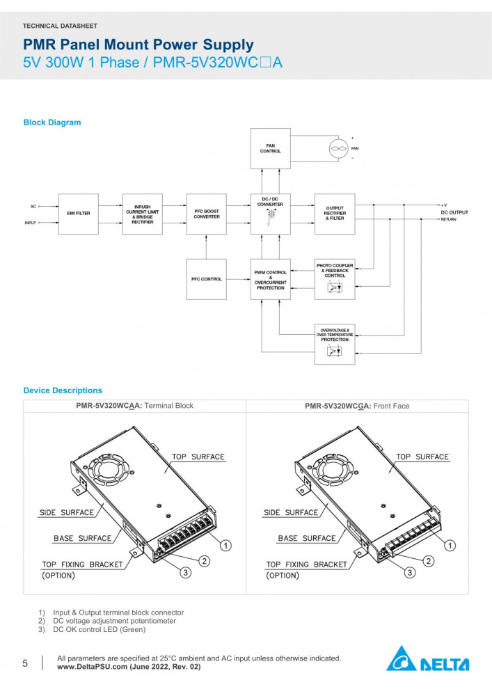 PMR-5V320WCGA datasheet page 5