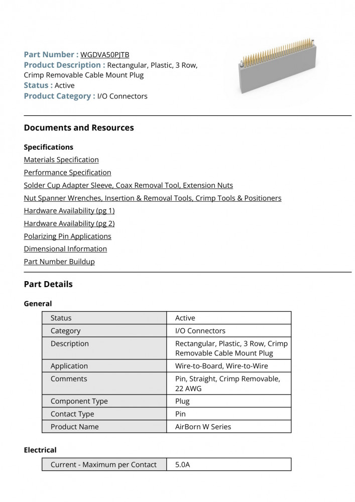 WGDVA50PJTB technical document image 1