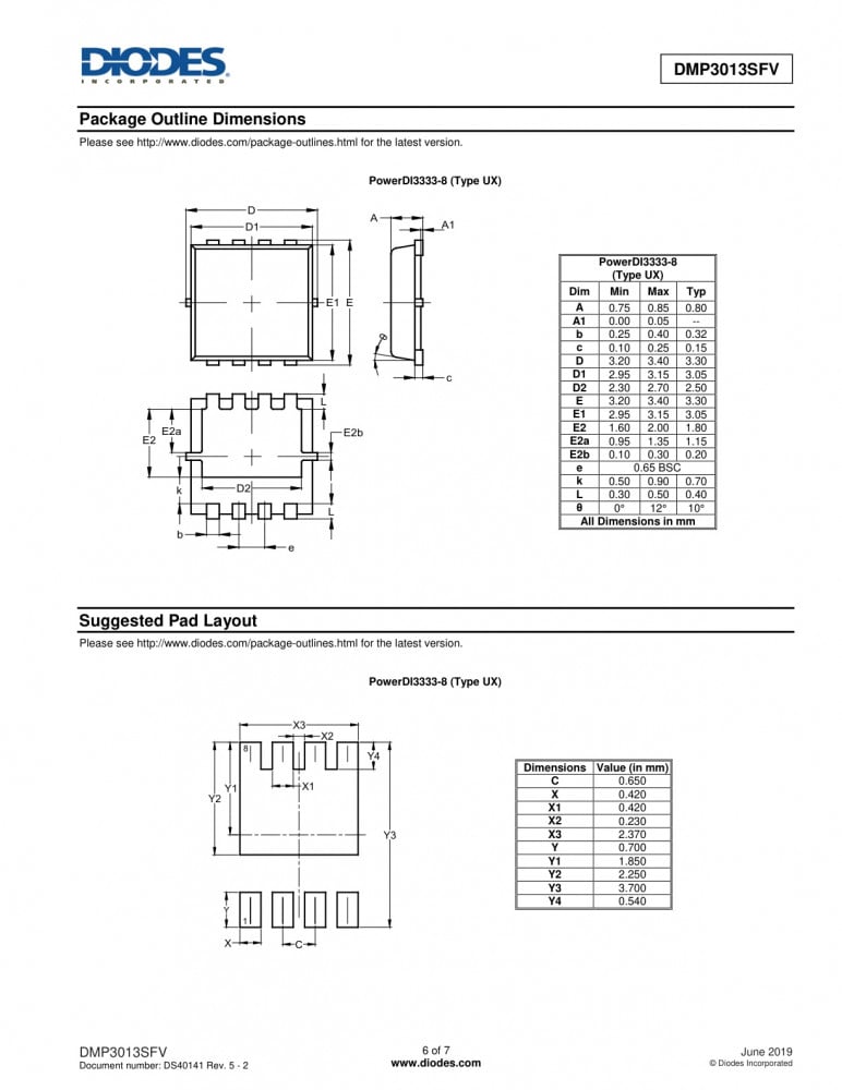 DMP3013SFV-7 datasheet page 6