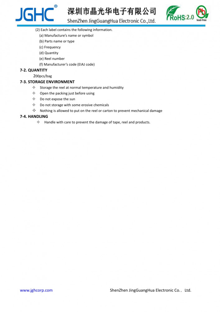 JGHC specification page 6