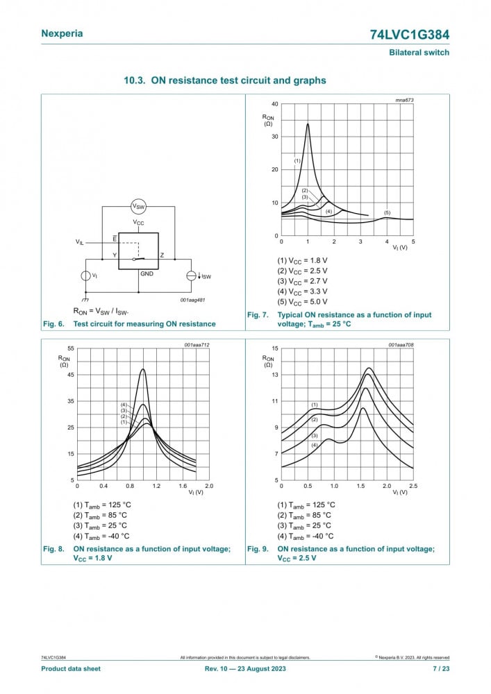 74LVC1G384GW,125 datasheet page 7