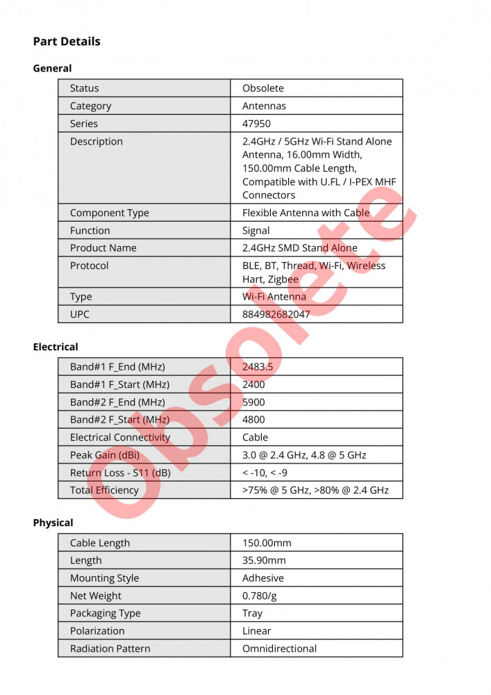 MOLEX 479501011 documentation image 2