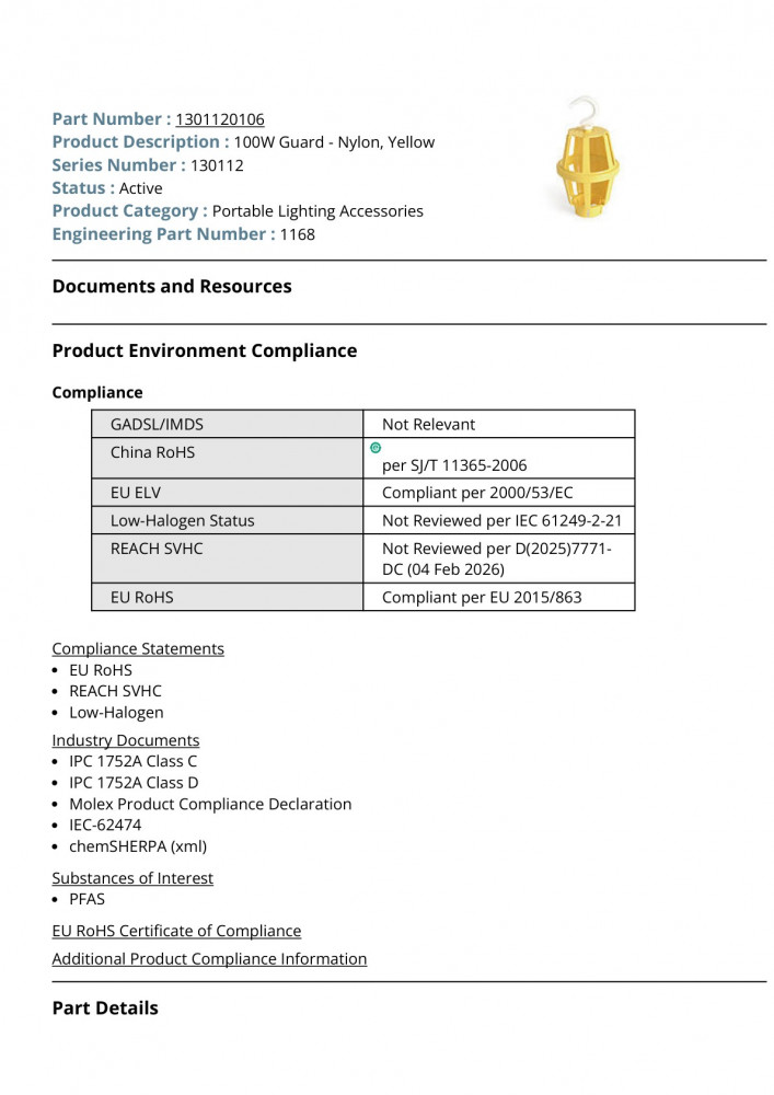Product document preview, page 1