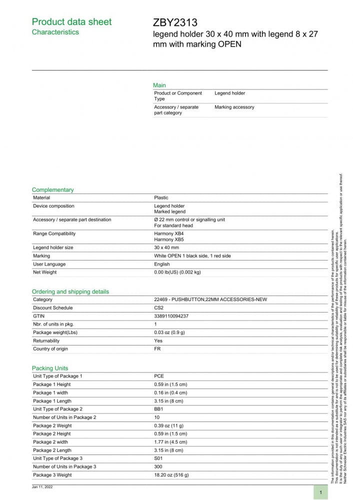 ZBY2313 technical document page 1
