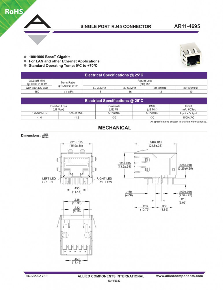 AR11-4695 technical document page 1