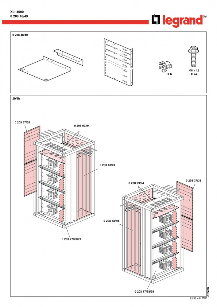 Legrand model 020849 catalogue page 1