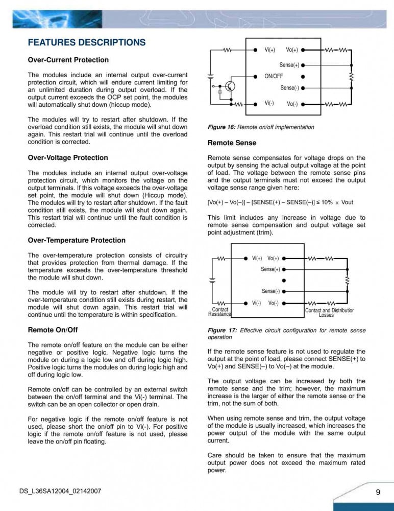 DELTA L36SA3R315NRFA datasheet page 9