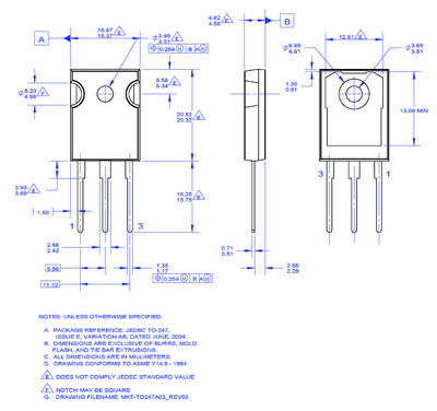 onsemi SGH20N60RUFDTU-FS