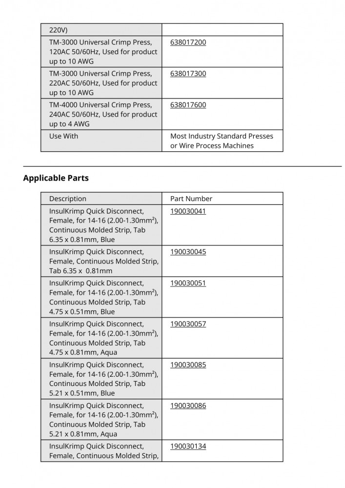 MOLEX 638834200 document image, page 3