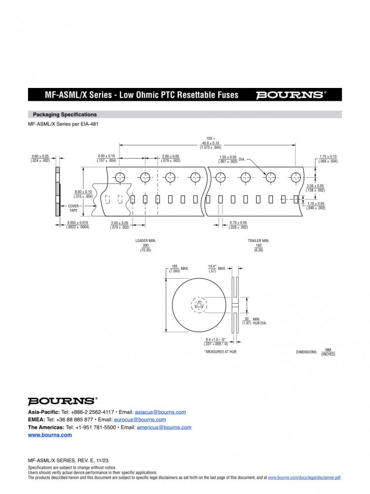 BOURNS MF-ASML series datasheet page 5