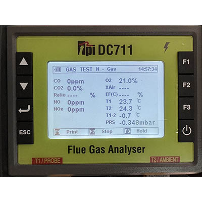 DC711 Flue Gas Analyzer. Designed to meet the needs of the busiest Combustion Engineer and Installer. for sale