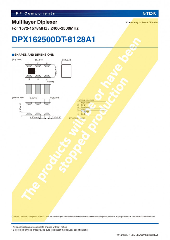 DPX162500DT-8128A1 datasheet page 2