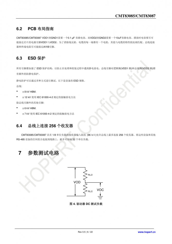 CMT83085 datasheet page 6