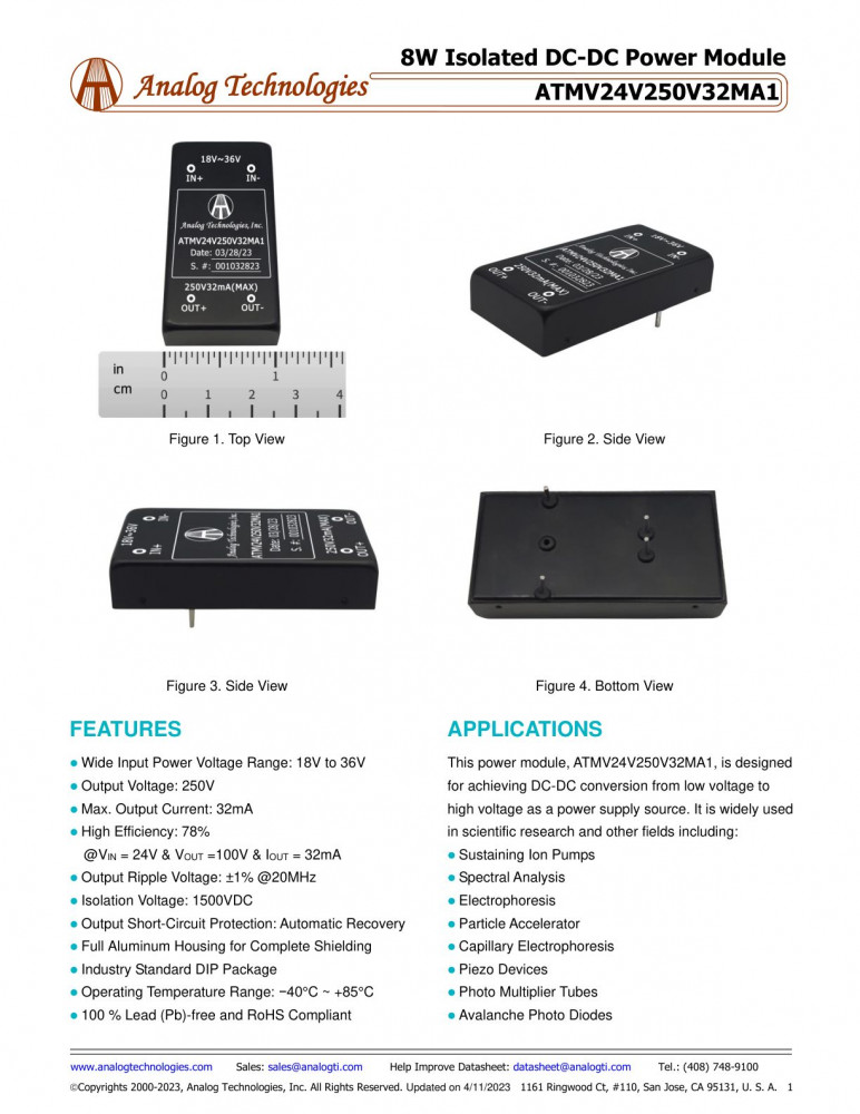 ATMV24V250V32MA1 datasheet page 1