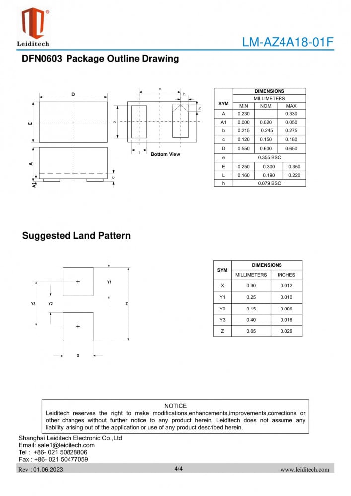 LM-AZ4A18-01F datasheet page 4