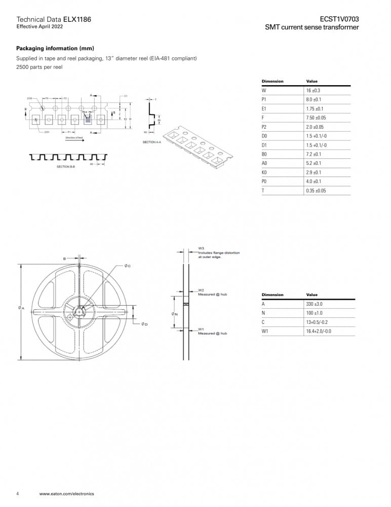 ECST1V0703-1150-R datasheet page 4