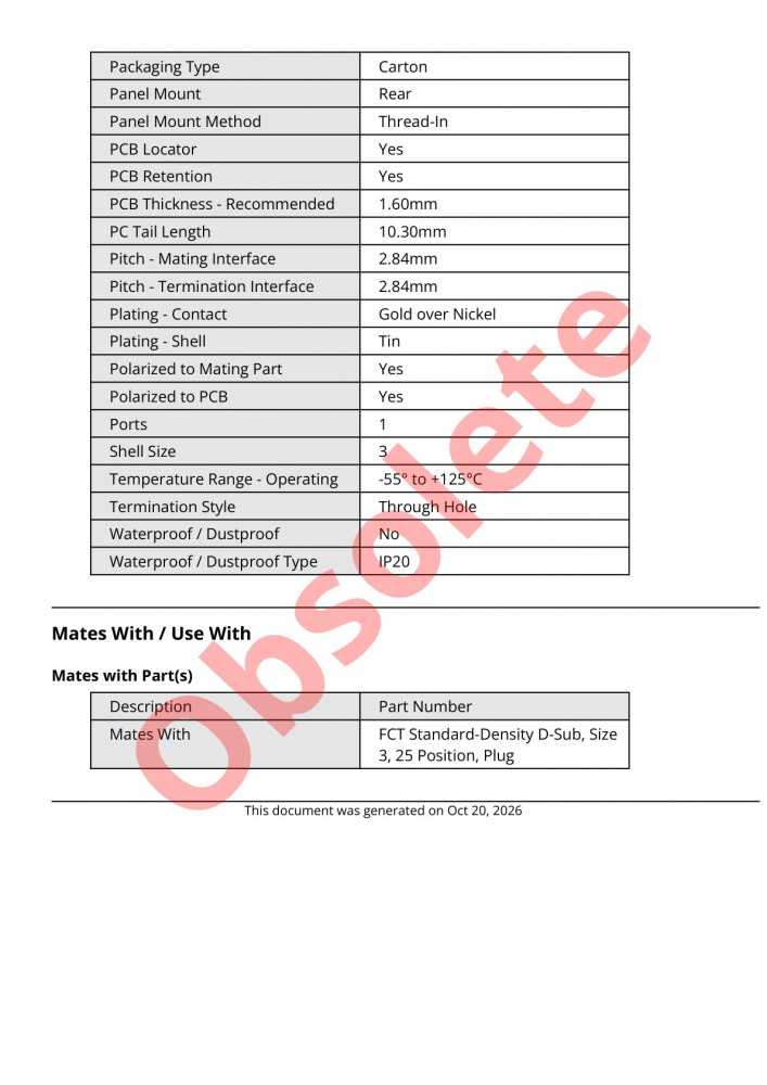 MOLEX 1731091461 technical drawing preview, page 3