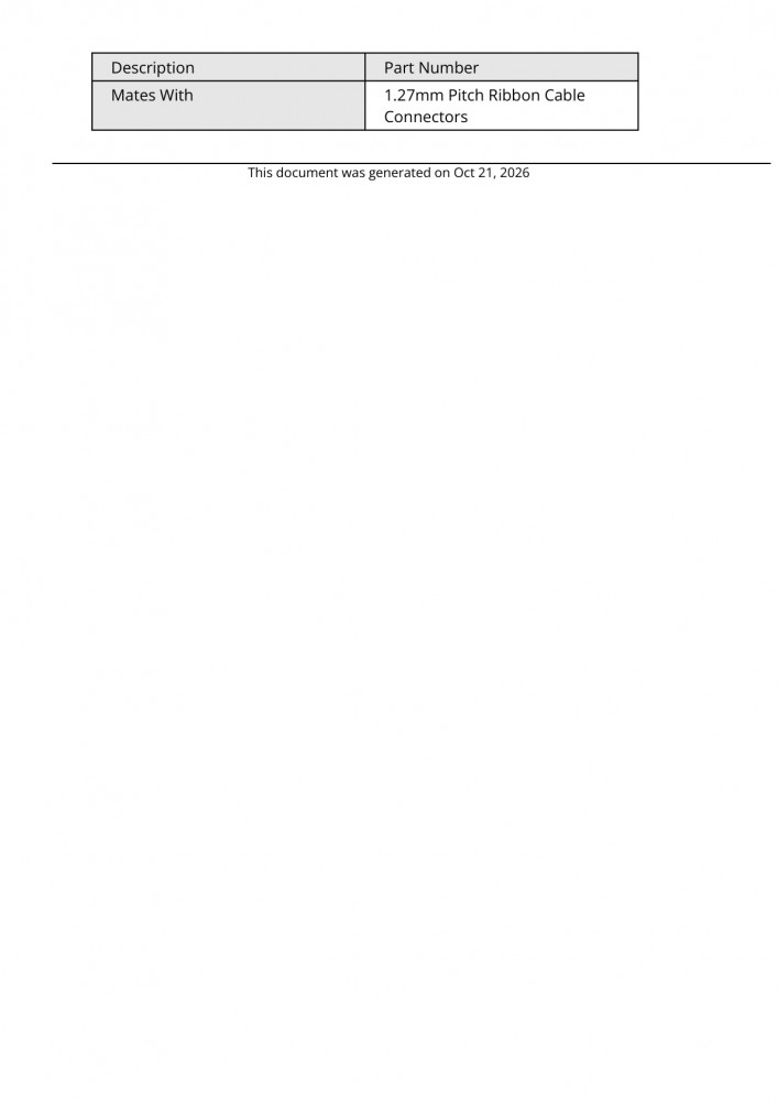 Technical document page 4 for MOLEX 878340819