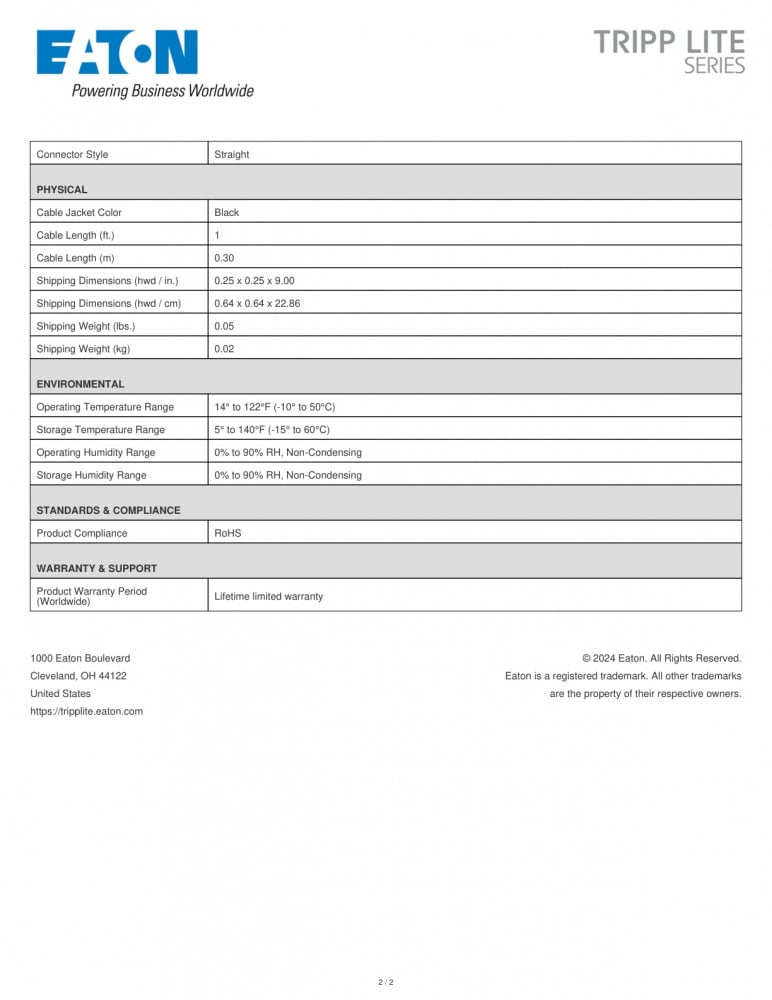 UR022-001 technical document page 2