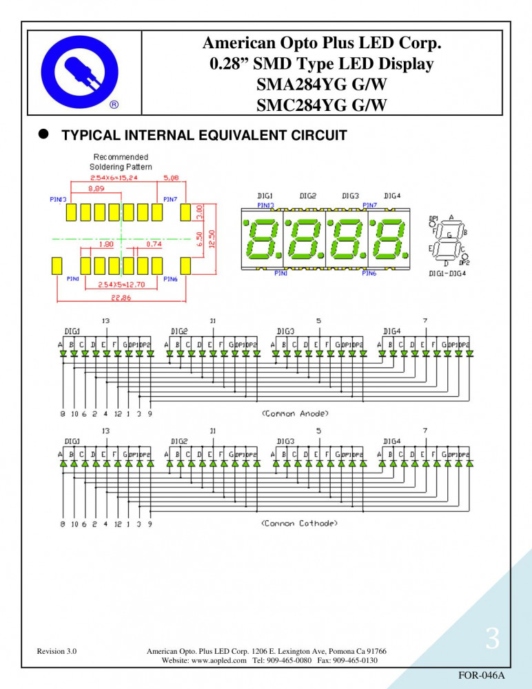 SMA284YG technical document page 3
