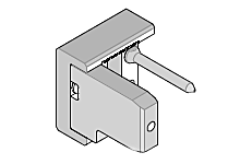 Press-in Tool for Vertical Power Receptacle for 15-Row