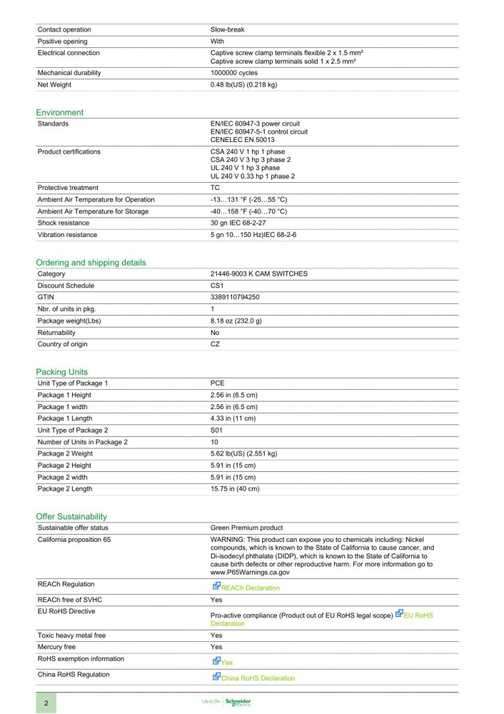 K1F006NX technical document page 2