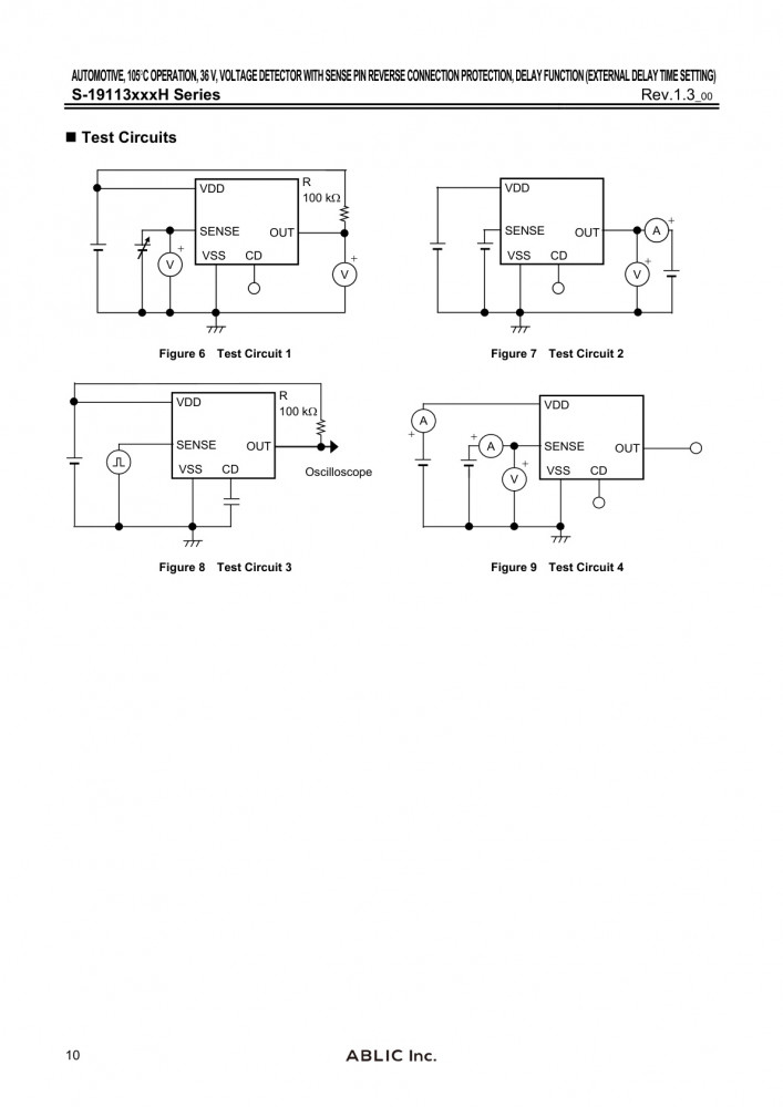 ABLIC S-19113 series datasheet page 10