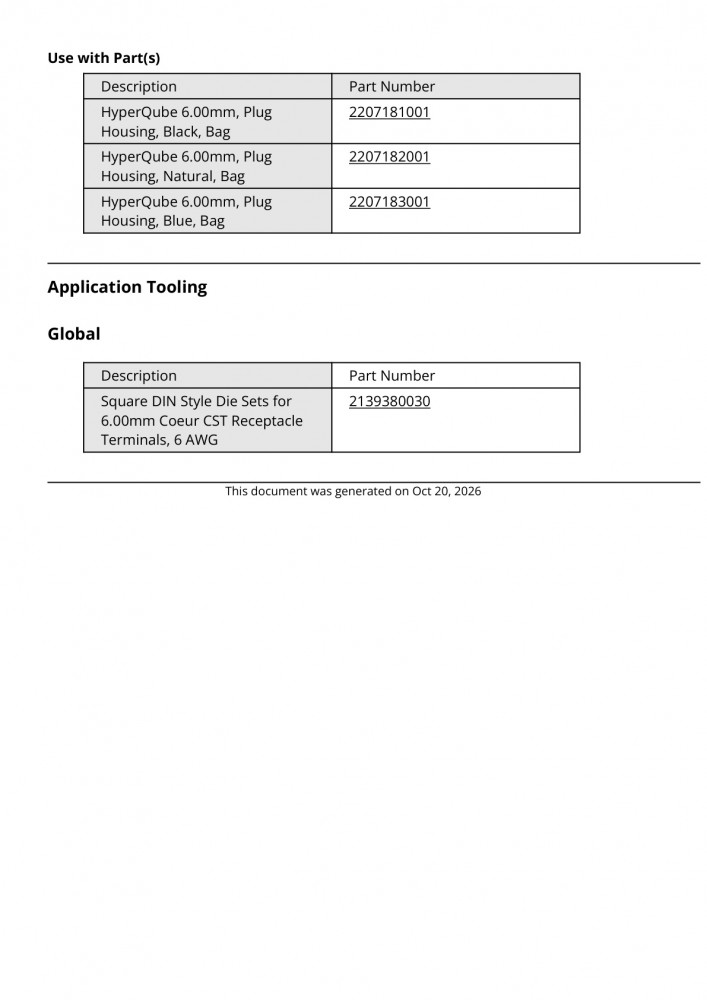 MOLEX 2207191003 technical document image 3
