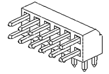 2.00mm Pitch Milli-Grid Header, Right-Angle, Through Hole, 14 Circuits, 0.05µm Gold (Au) Plating, Mating Pin Length 4.00mm, Tail Length 1.85mm, Tray, Lead-Free