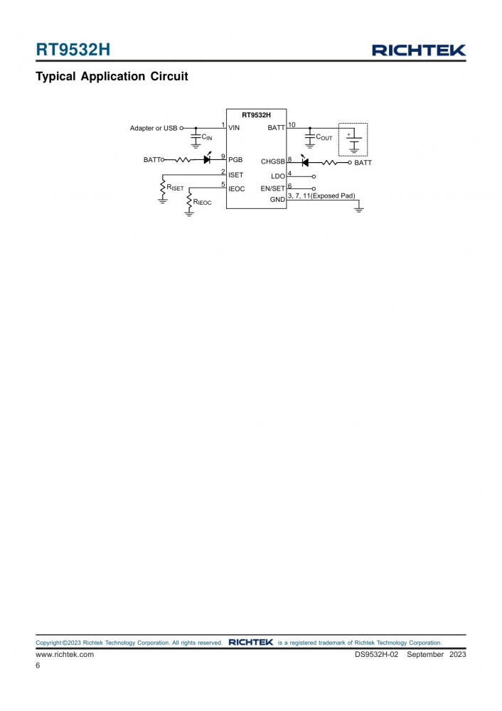 RT9532H datasheet page 6