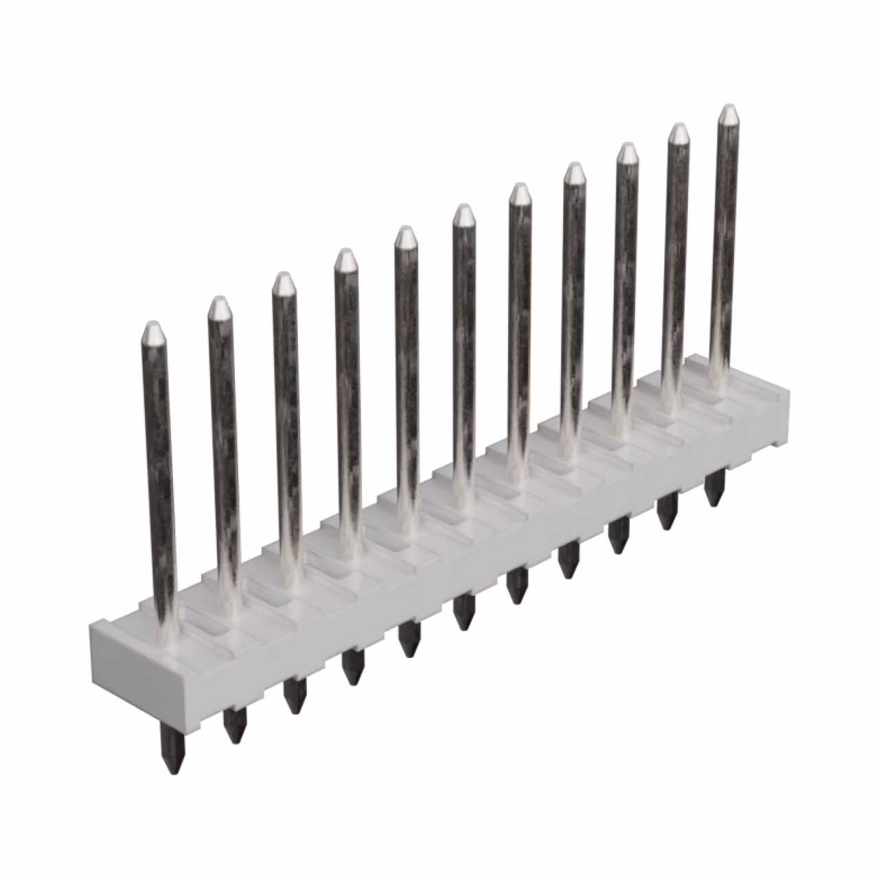 KK 396 Wire-to-Board Header, Vertical Round Pin, 11 Circuits, Tin (Sn) Plating, with Mating Pin Length of 16.18mm (.637