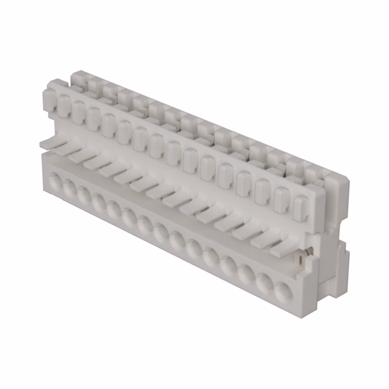 Appli-Mate RAST 2.5 IDT Connector, 5.00mm Pitch, Direct/Indirect, Female, Beaded Terminal, 8 Circuits, All Position Keys, Open Endwalls for sale